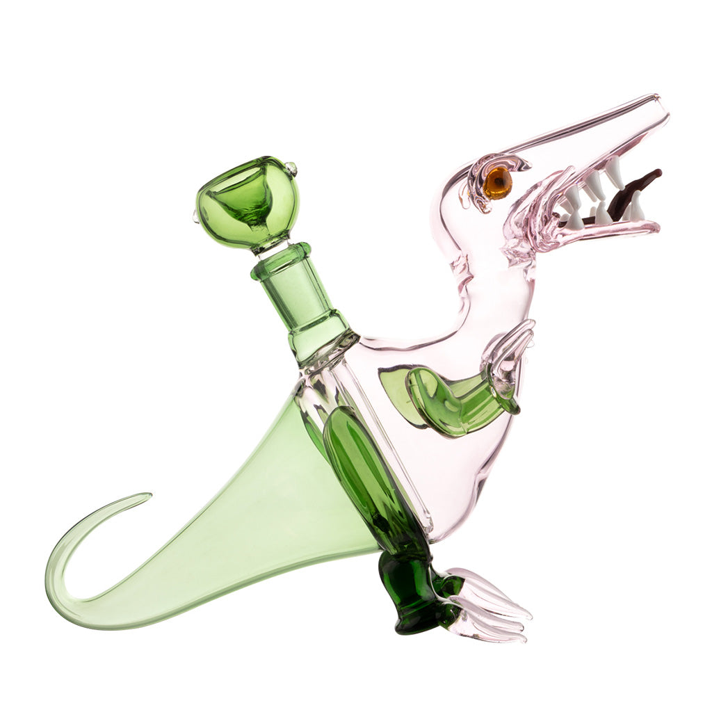 VELOCIRAPTOR DINOSAUR WATER PIPE – fatassglass