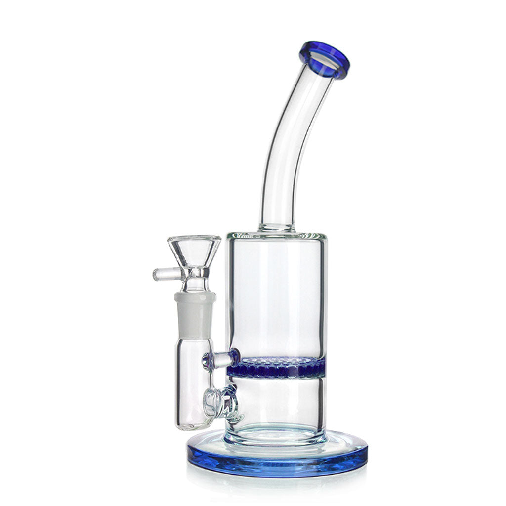 8.5 Inch Honeycomb Perc Rig – Honeybee Herb – fatassglass