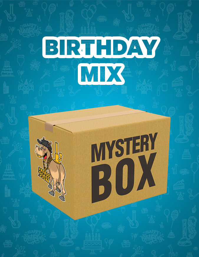 Birthday Mystery Box - Grinders, Water Pipes & More | FGC – fatassglass