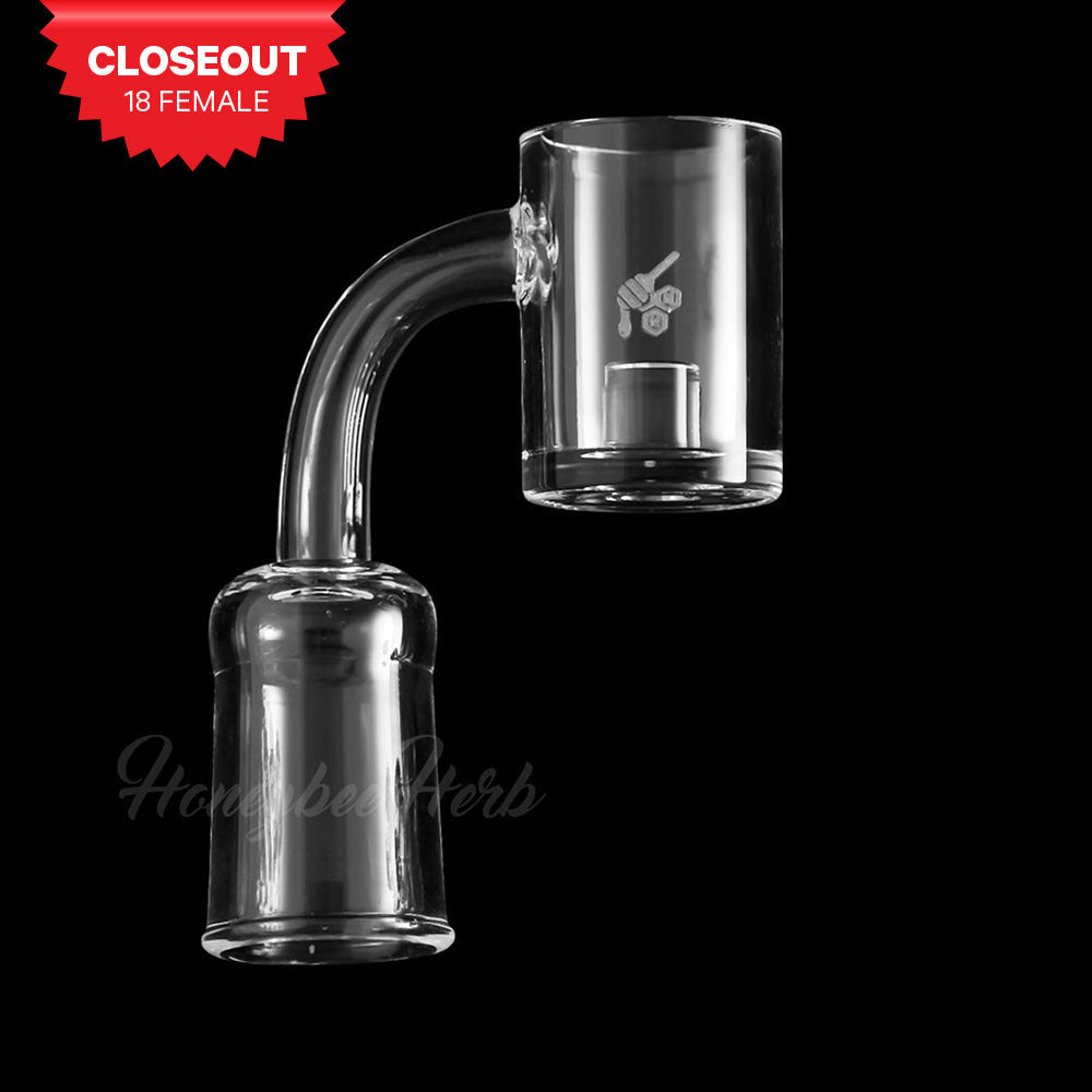 CORE REACTOR QUARTZ BANGER - 90° DEGREE | YL-CLOSEOUT – fatassglass