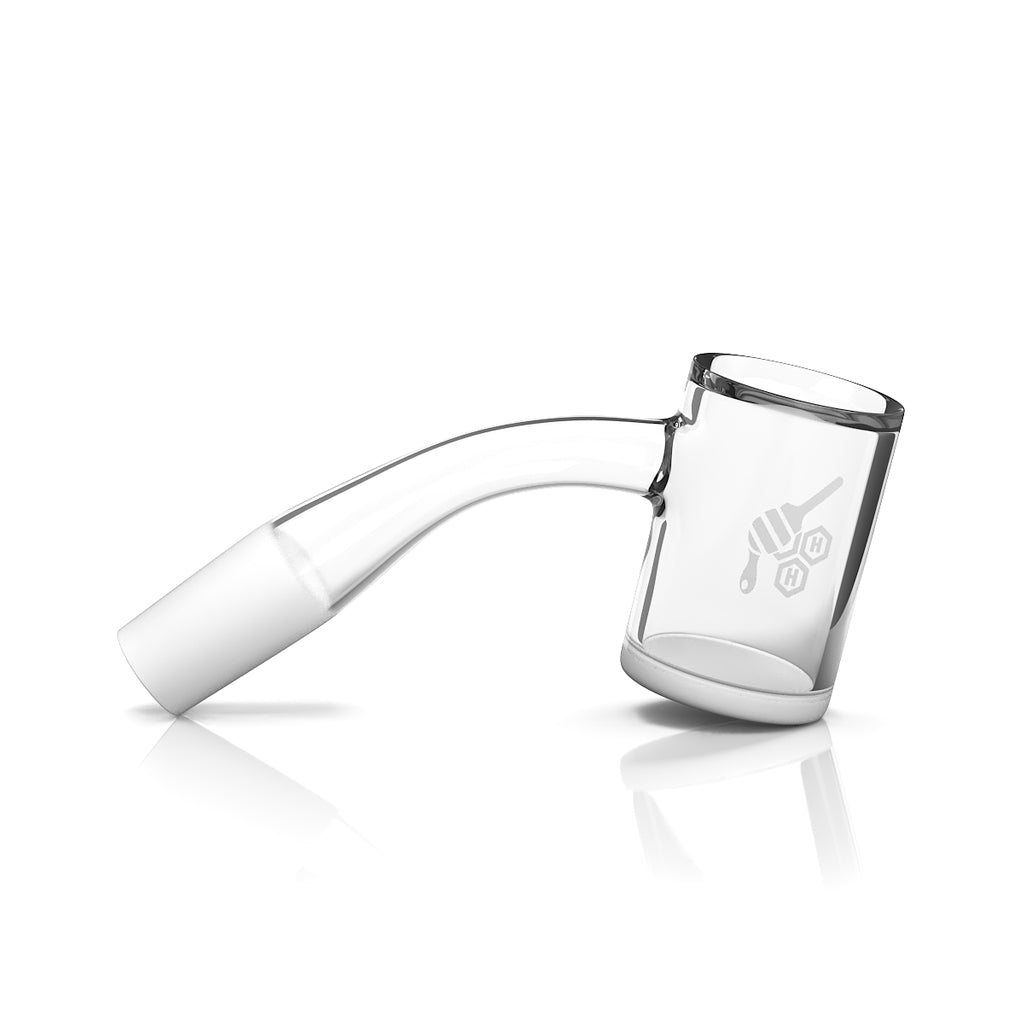 HONEY & MILK BEVEL QUARTZ BANGER - 45° DEGREE | YL – fatassglass