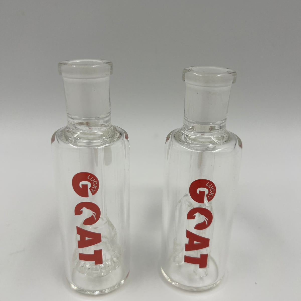 2 Pack 14mm 45 Degree Male Ash Catchers by Lucky Goat Glass – fatassglass