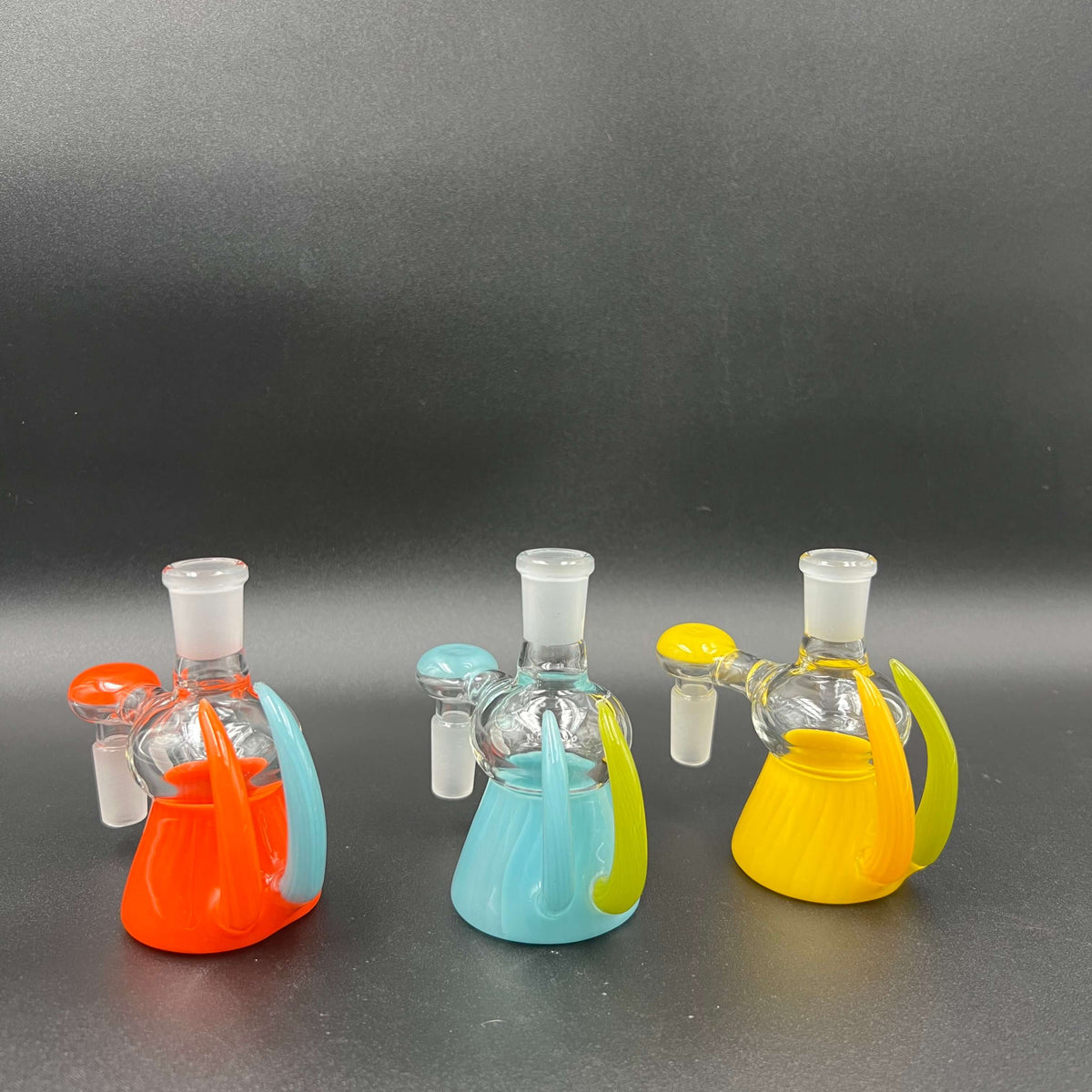 In The Wild Multicolor Dry Glass Ash Catcher 3.5" / 14mm M / 90D / Col ...
