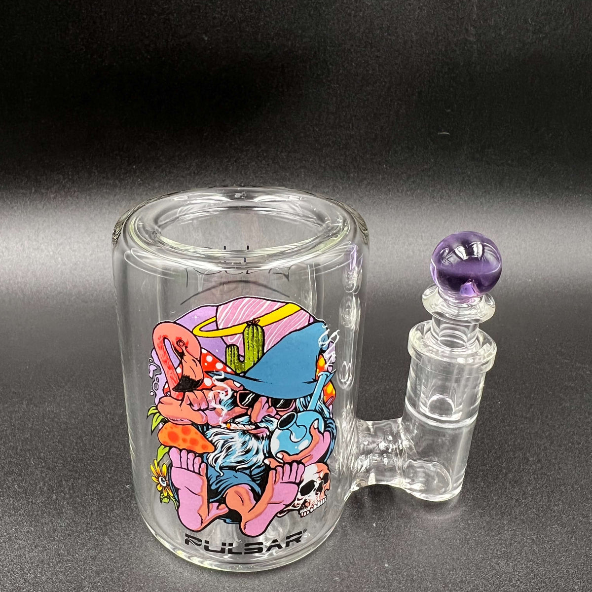 Pulsar Isopropyl Cleaning Station - 3.5"/ Flamingo Wizard – fatassglass