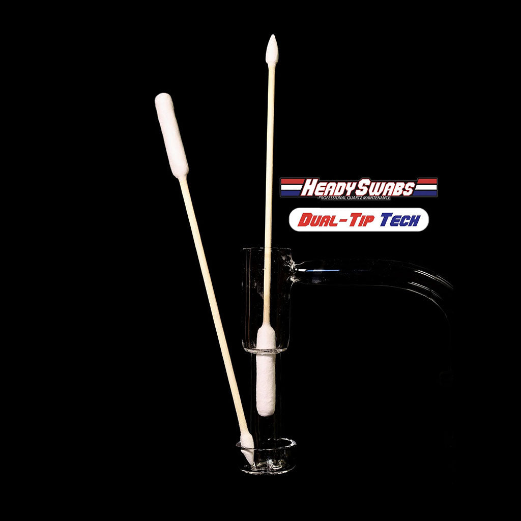 Dual-Tip Tech Swab – 50ct | Precision Cotton Swabs for Dab Rigs & Acce ...