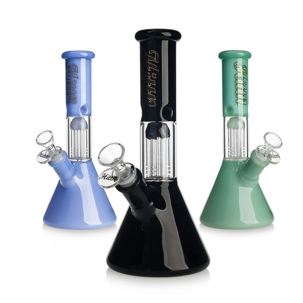 Buy Hittn 6-Arm Tree Perc Beaker Bong | Honeybee Herb – fatassglass