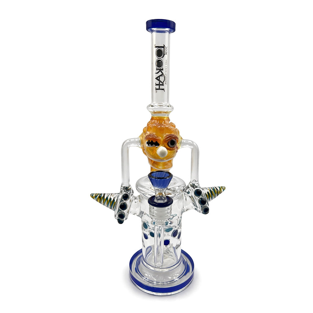 Lookah 14 Inch Crazy Clown Recycler Dab Rig | Honeybee Herb – fatassglass