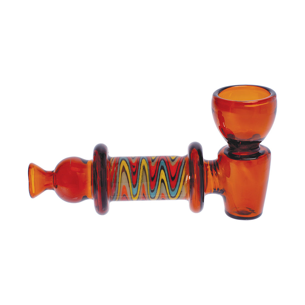 Wide Bowl Wig Wag Hand Pipe for Sale | Honeybee Herb – fatassglass